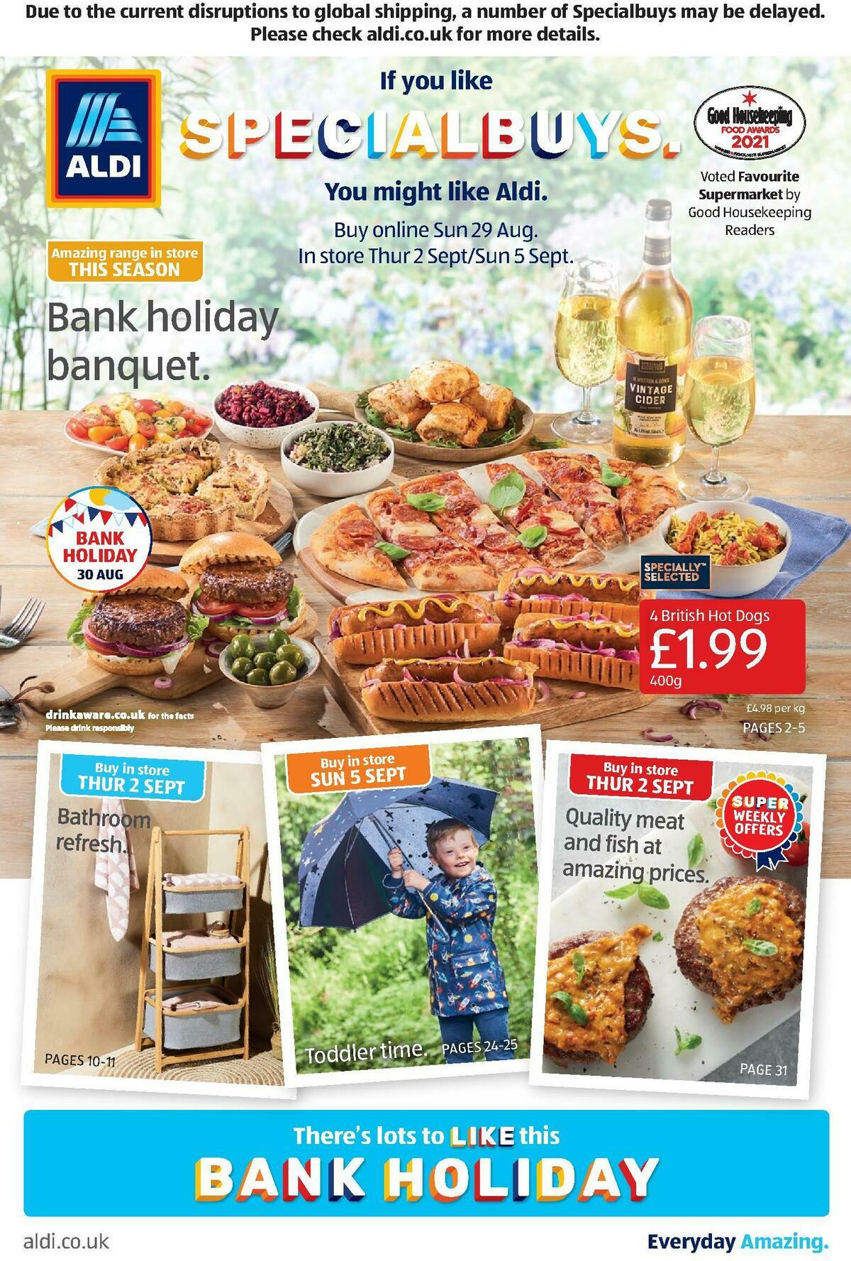 ALDI UK - Offers & Special Buys from 29 August