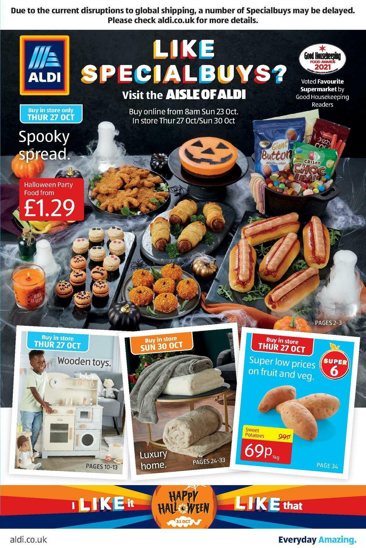 ALDI UK - Offers & Special Buys from 23 October