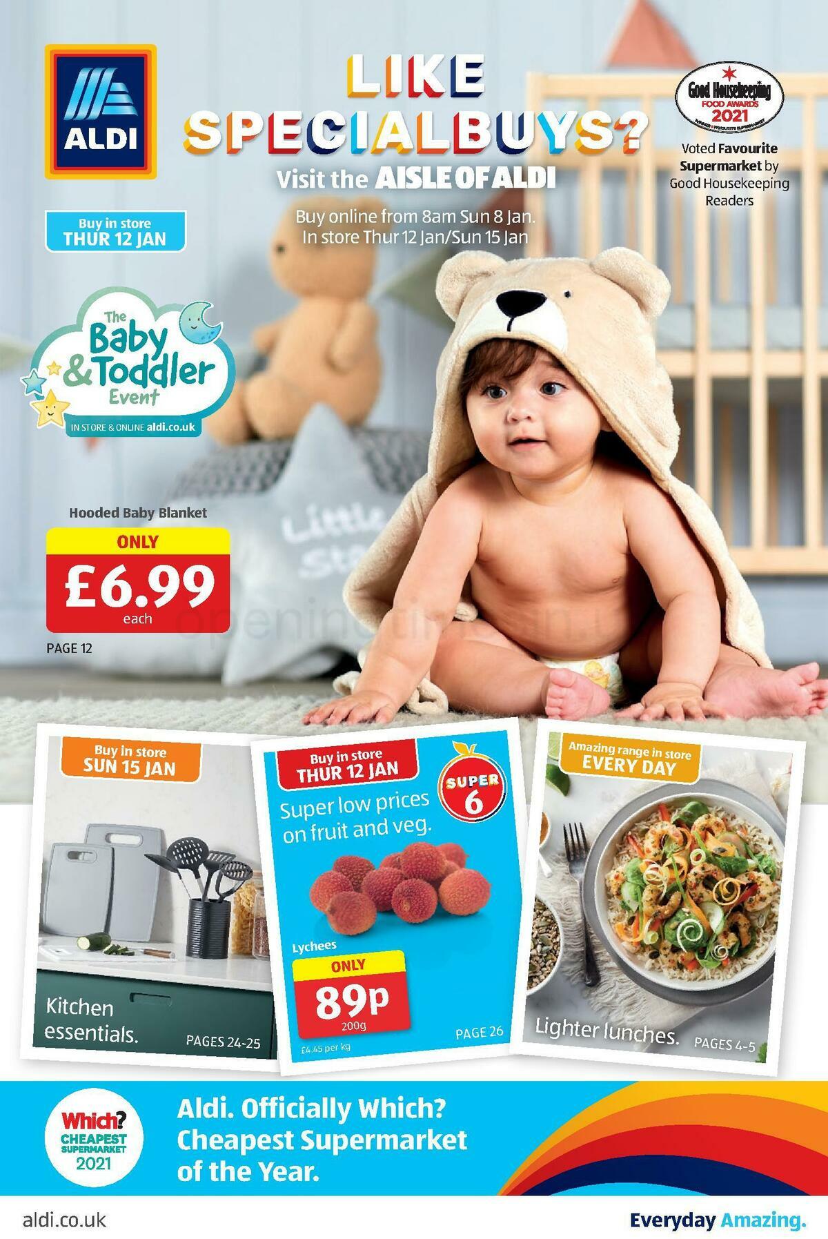 ALDI UK - Offers & Special Buys from 8 January