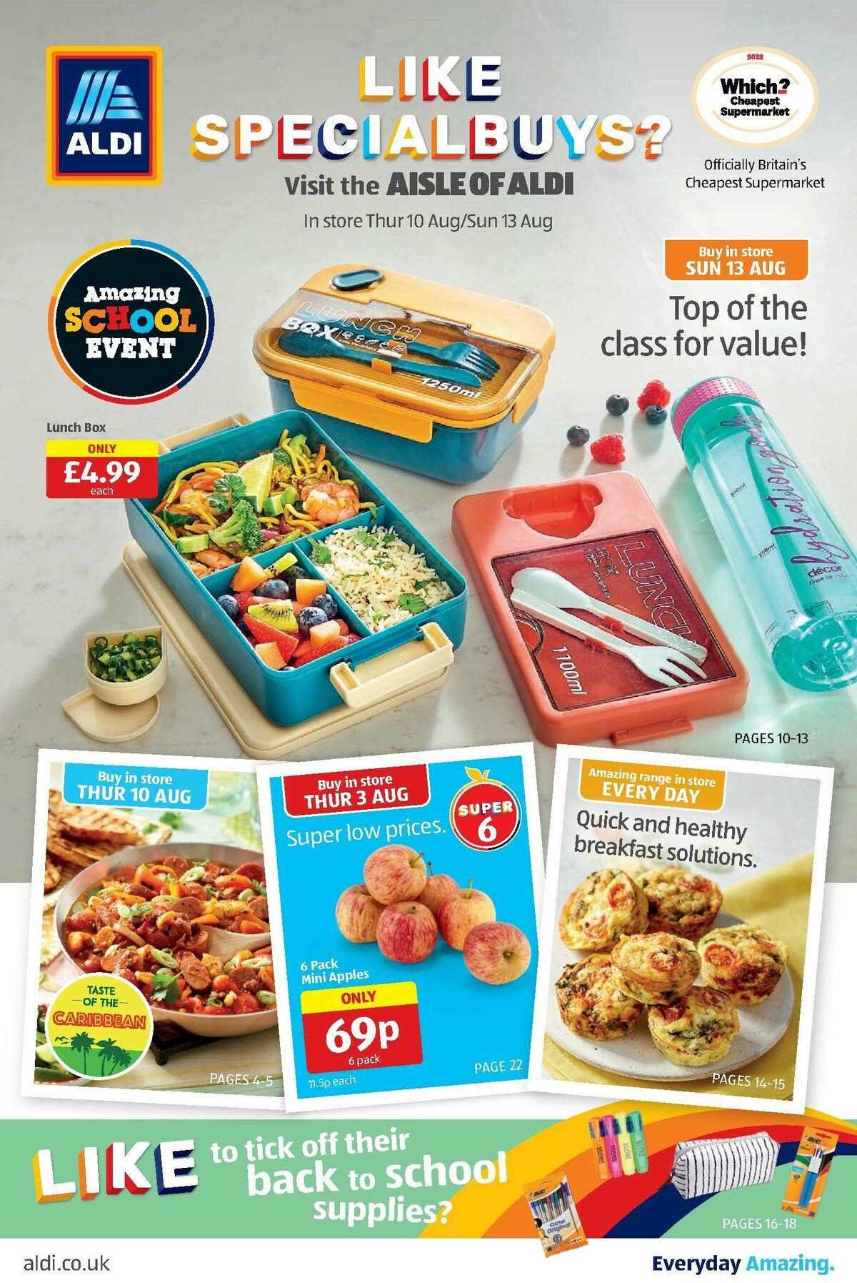ALDI UK - Offers & Special Buys from 7 August