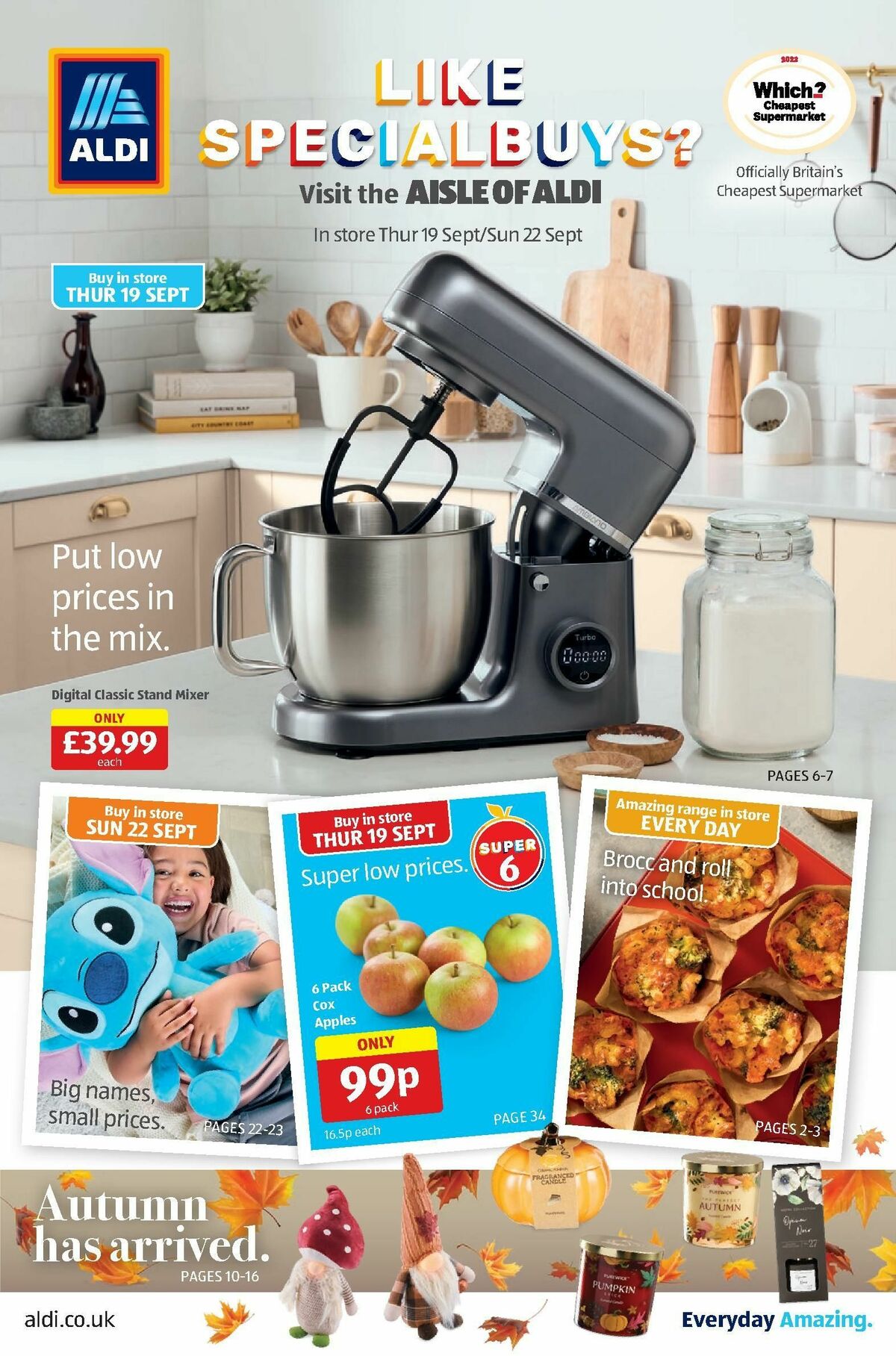 ALDI UK - Offers & Special Buys from 16 September