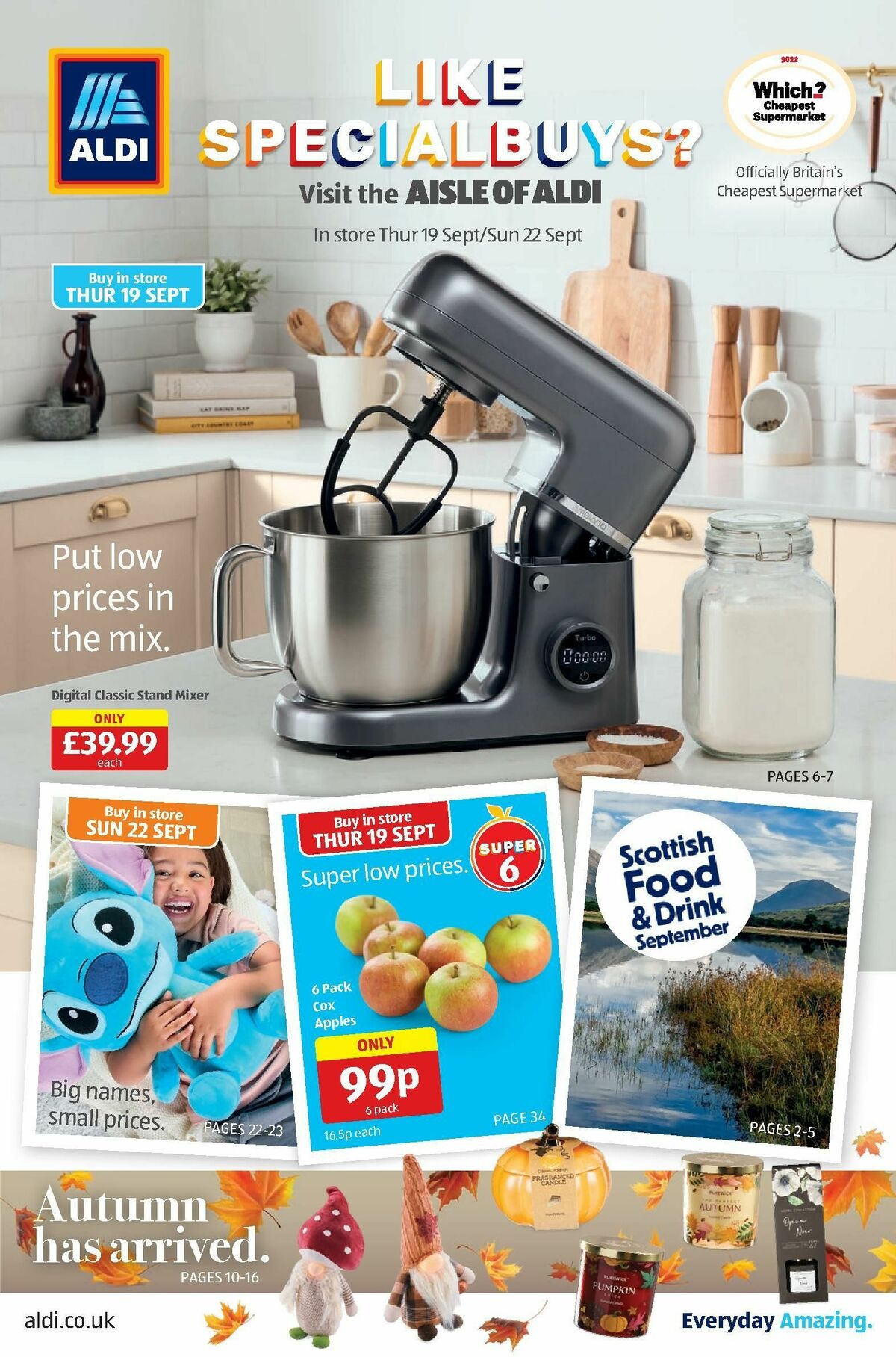 ALDI Scottish UK - Offers & Special Buys from 16 September