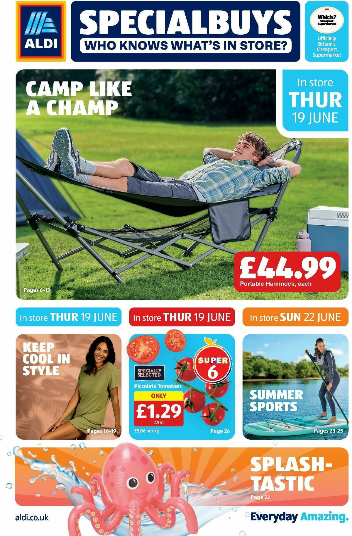 ALDI Scottish UK - Offers & Special Buys from 16 June