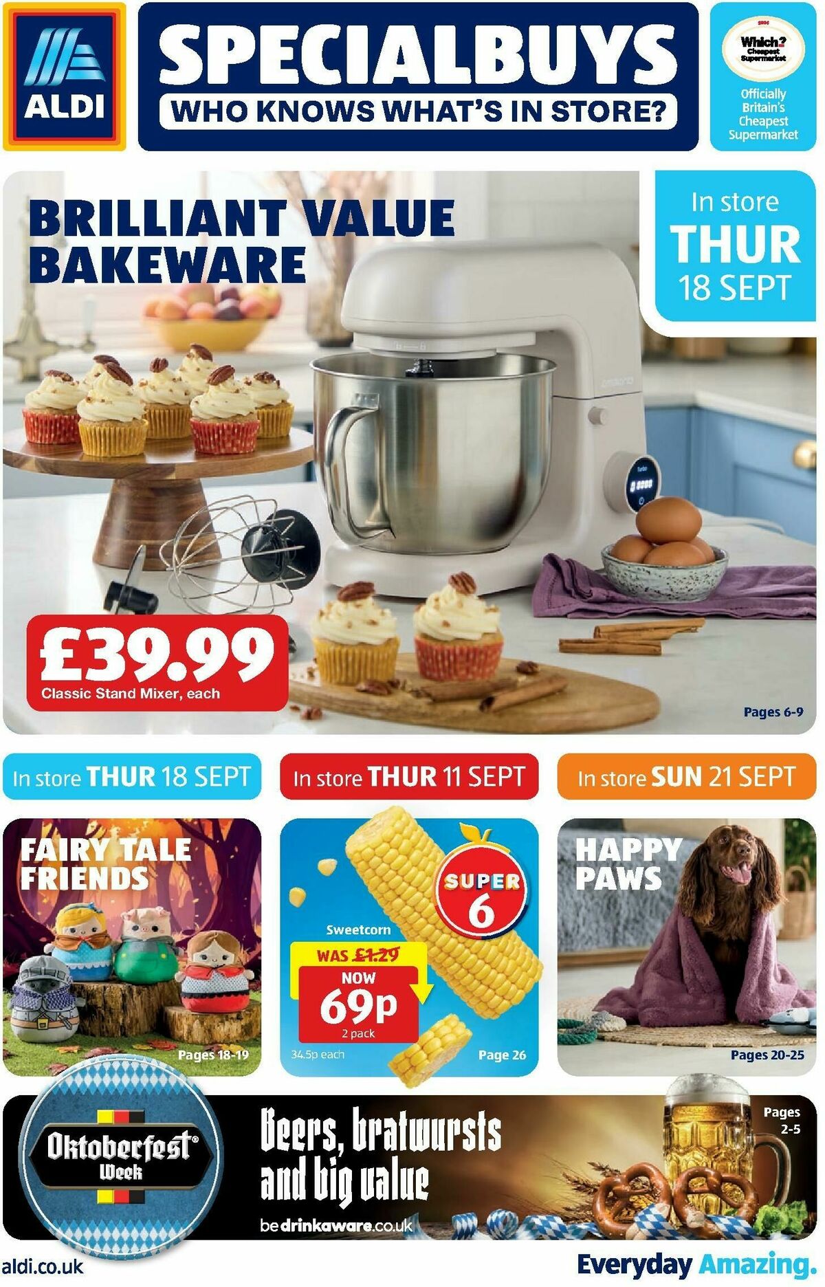 ALDI UK - Offers & Special Buys from 15 September