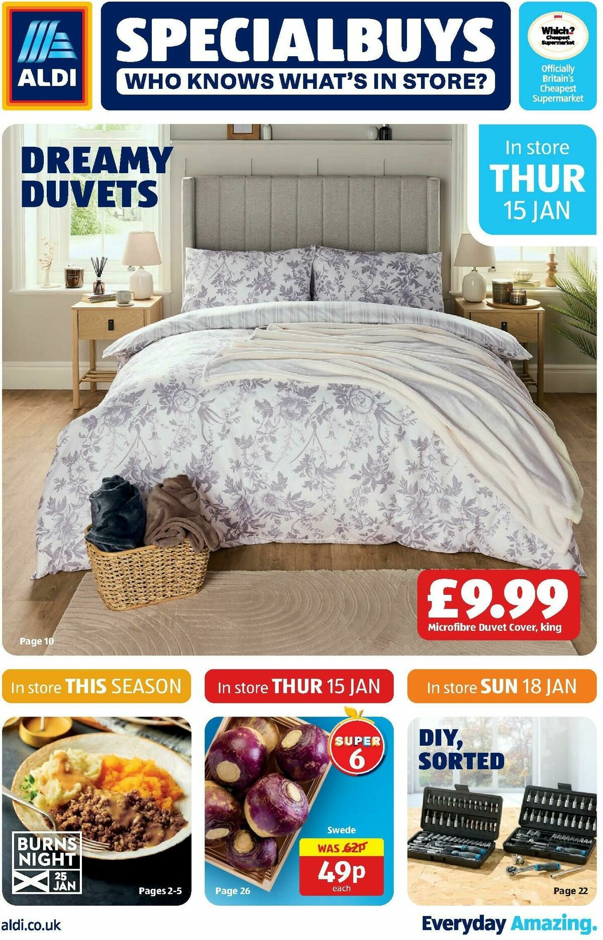 ALDI Scottish UK - Offers & Special Buys from 12 January
