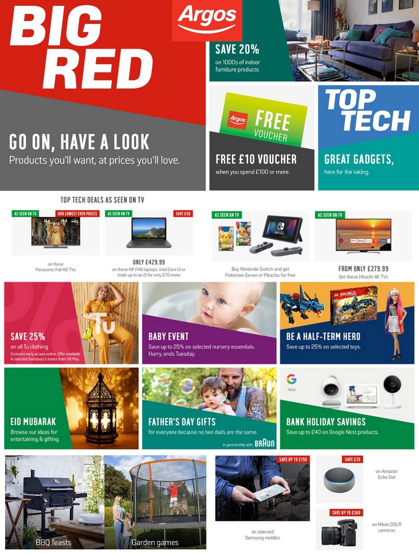 Argos New Offers & Special Buys from 28 May