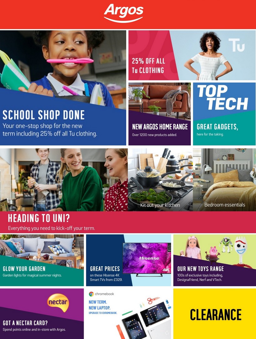 Argos New Offers & Special Buys from 20 August
