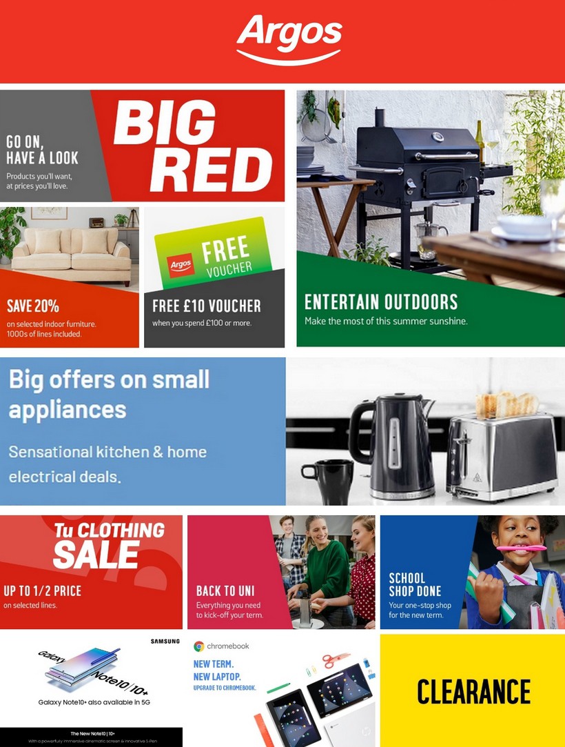 Argos New Offers & Special Buys from 27 August