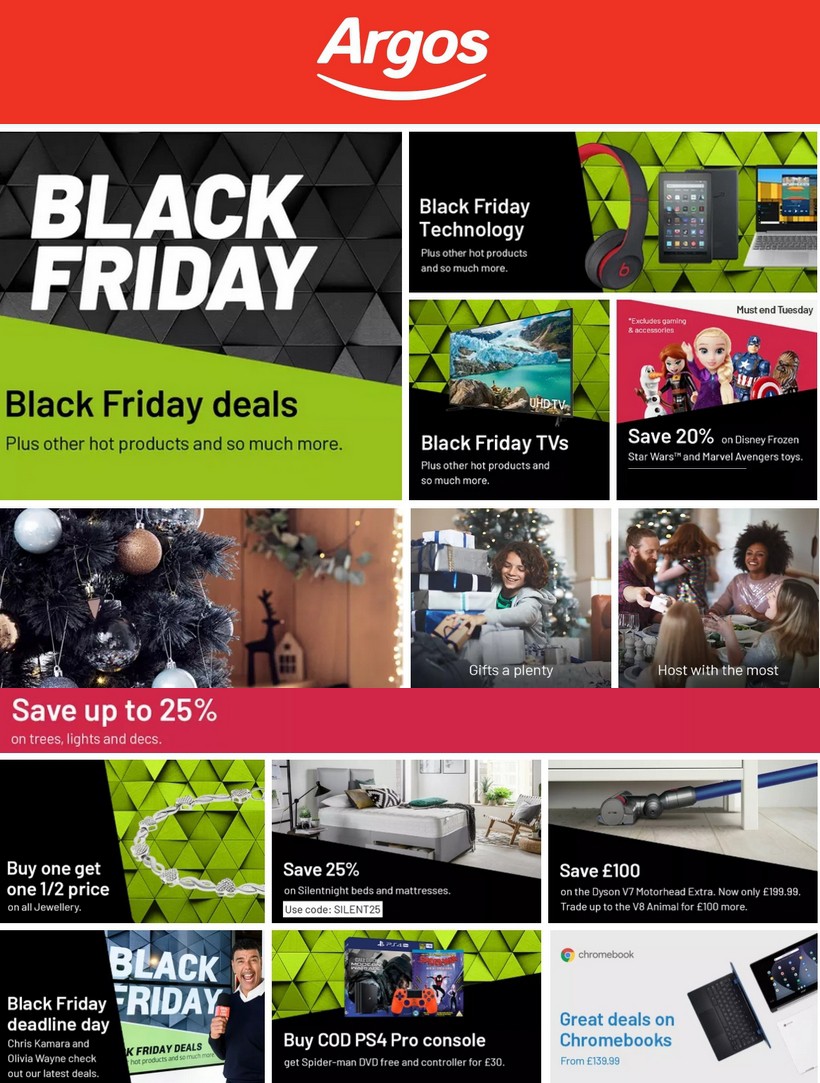 Argos New Offers & Special Buys from 26 November