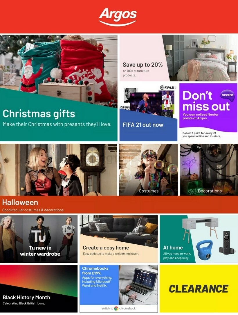 Argos New Offers & Special Buys from 13 October