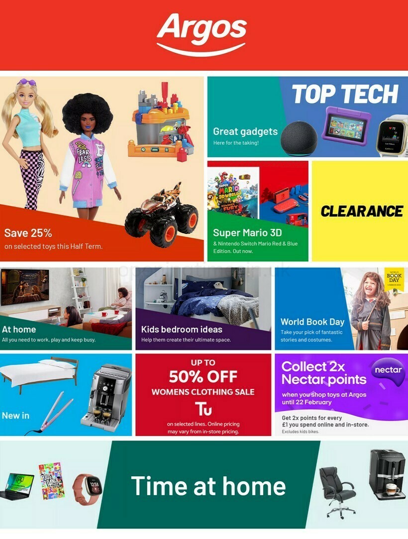Argos New Offers & Special Buys from 15 February