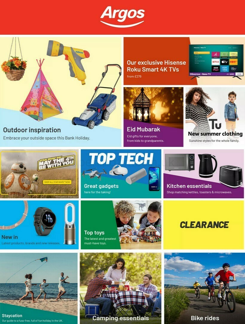 Argos New Offers & Special Buys from 3 May