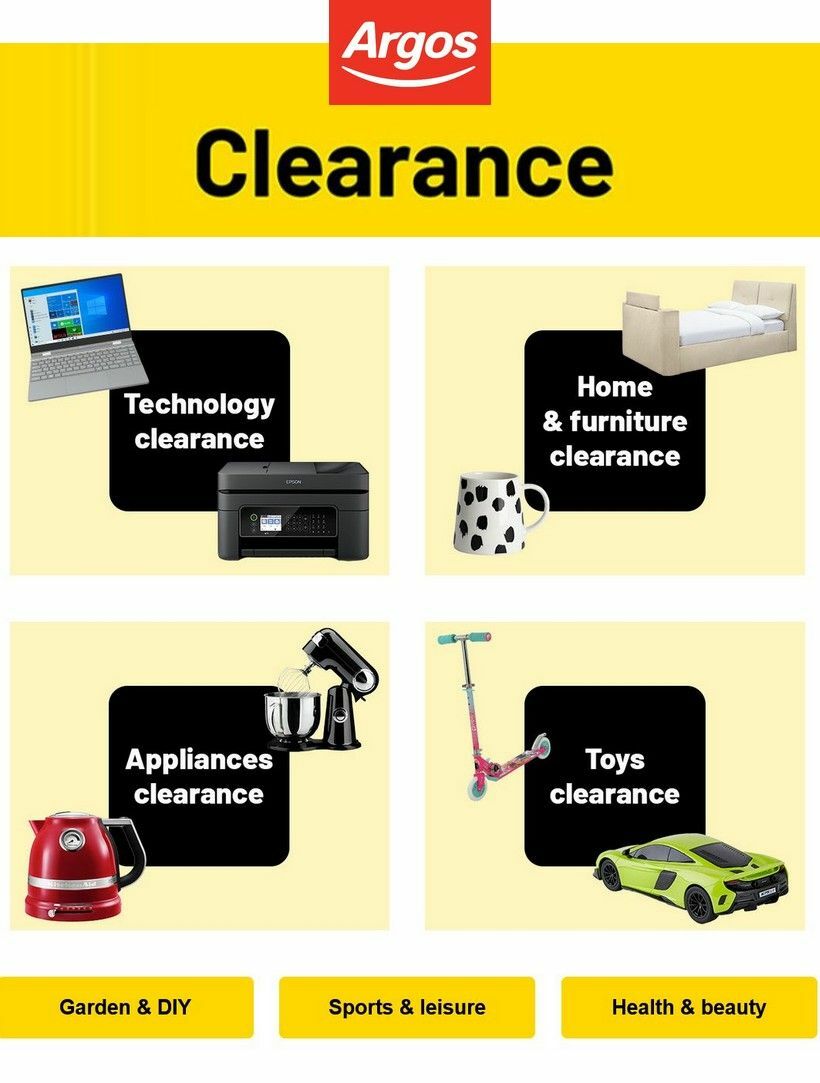 Argos New Offers & Special Buys from 24 July