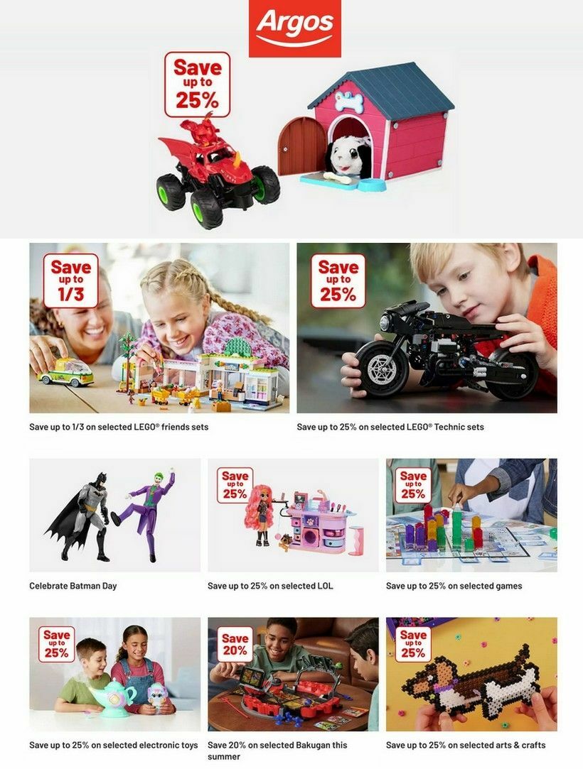 Argos New Offers & Special Buys from 24 September
