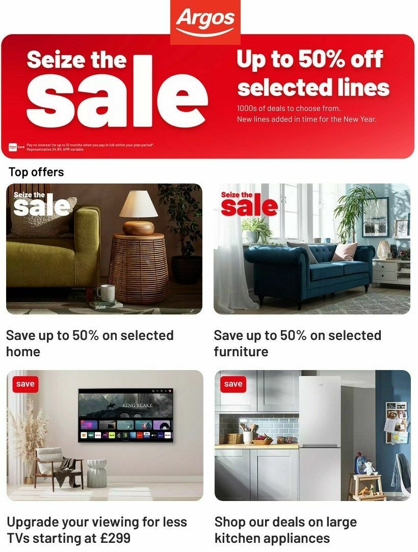 Argos New Offers & Special Buys from 31 December