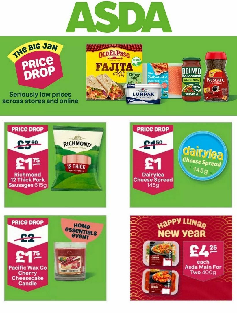 ASDA UK - Offers & Special Buys from 17 January
