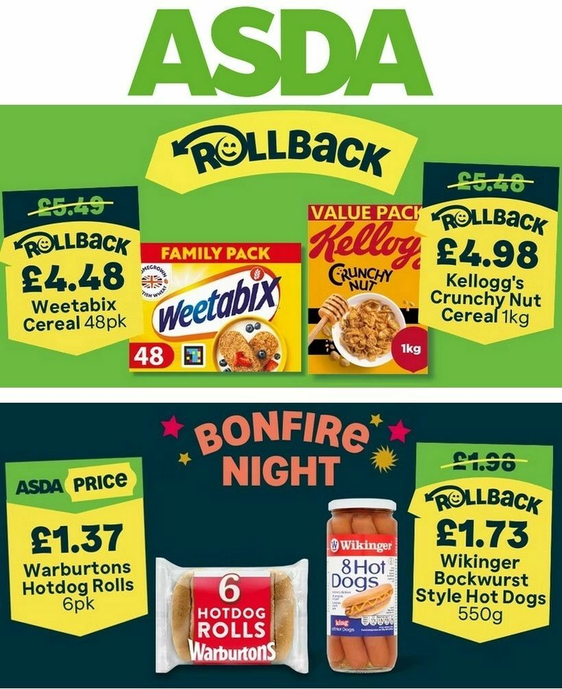 ASDA UK - Offers & Special Buys from 24 October