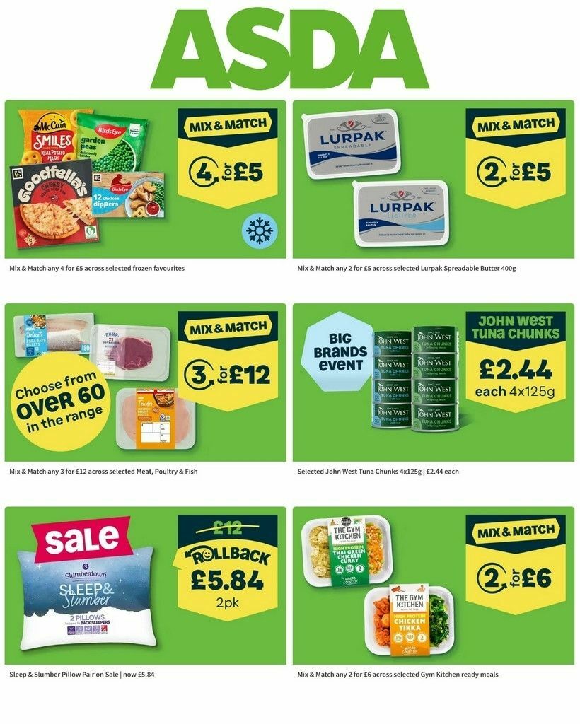 ASDA UK - Offers & Special Buys from 9 January