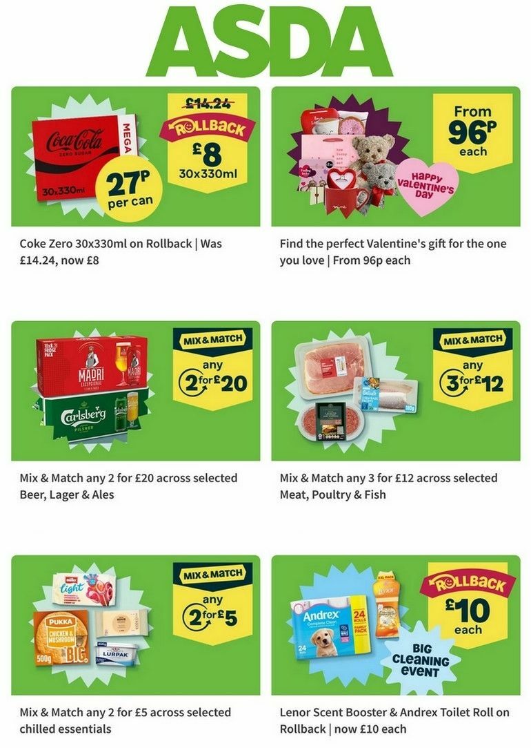 ASDA UK - Offers & Special Buys from 6 February