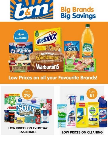 B&M Newsletter & Special Buys
