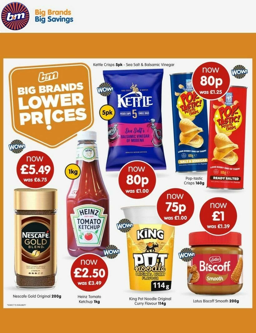 B&M Newsletter & Special Buys from 23 May
