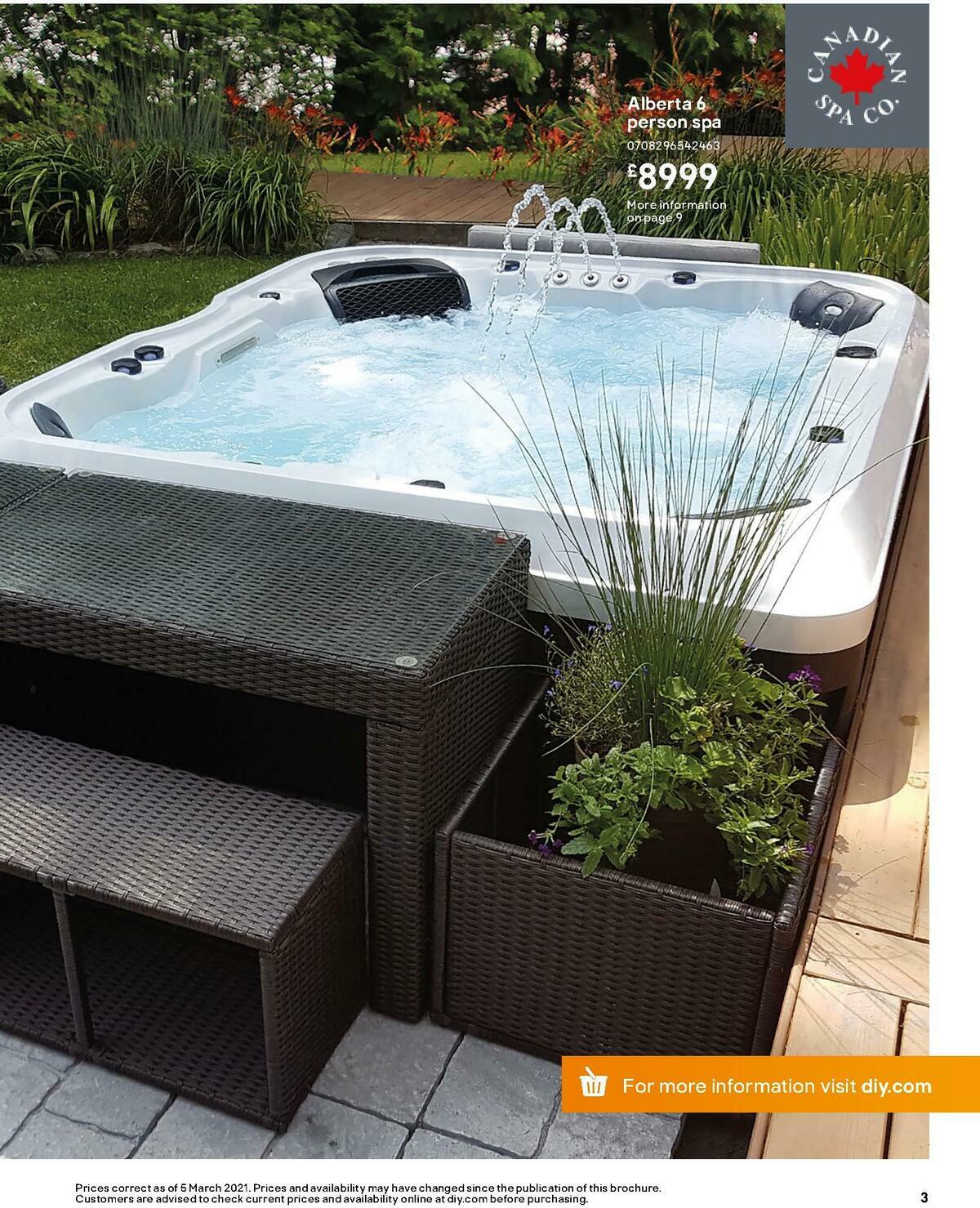 B&Q Hot Tub & Spa Collections Offers & Special Buys from 1 March - Page 3