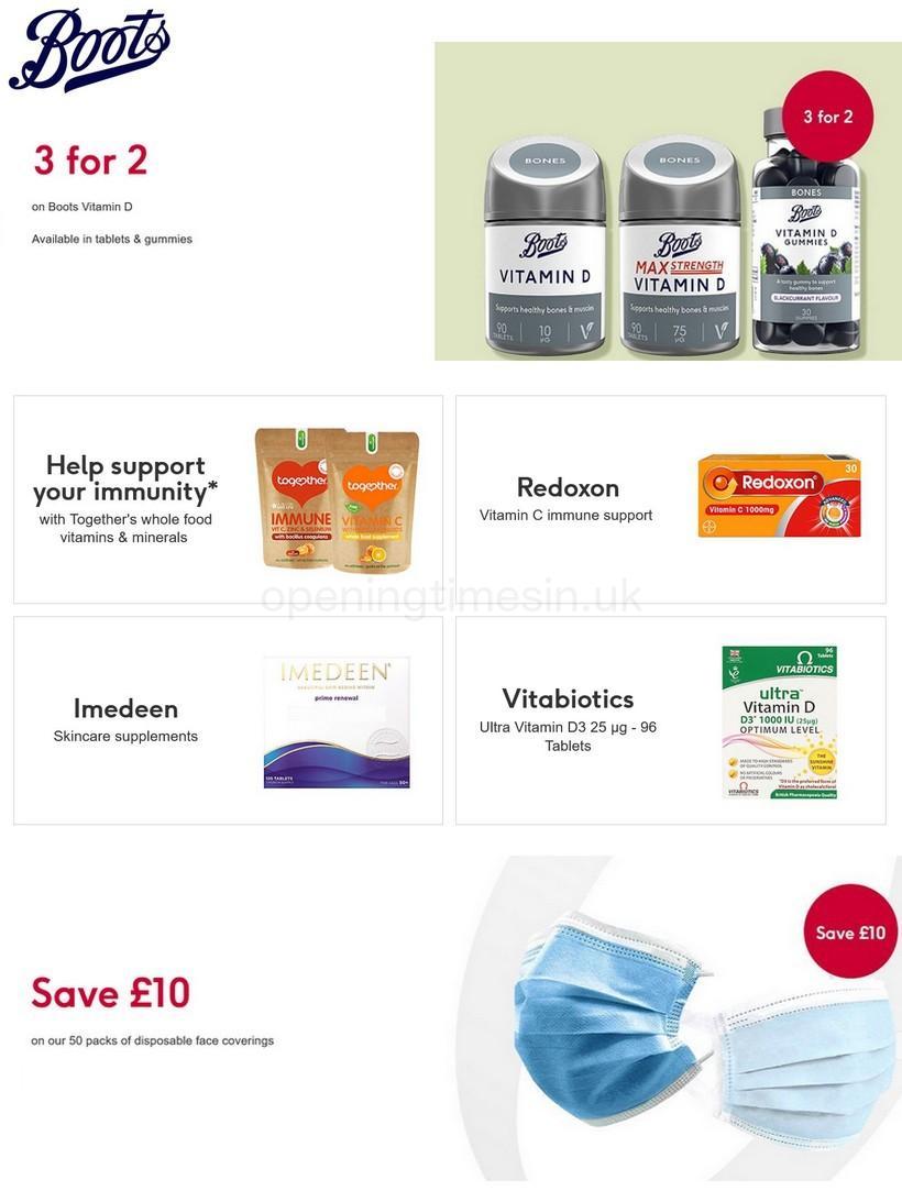 Boots Vitamins & Supplements from 6 December
