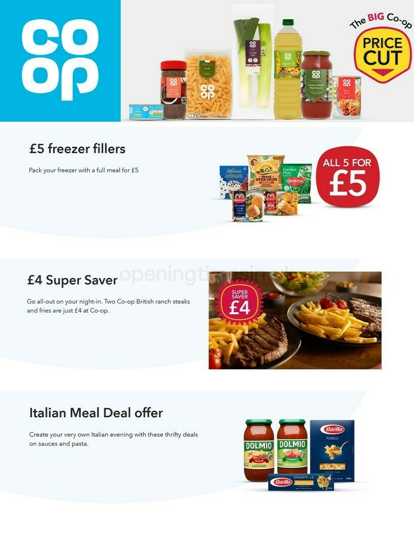 Co-op Food Offers & Special Buys from 28 October