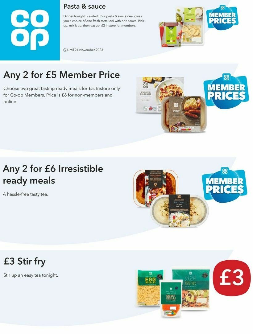 Co-op Food Offers & Special Buys from 11 October