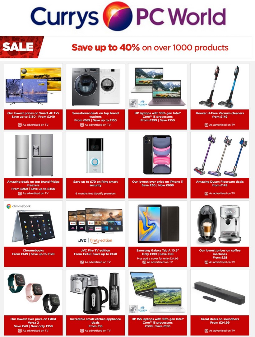 Currys Offers & Special Buys from 3 January