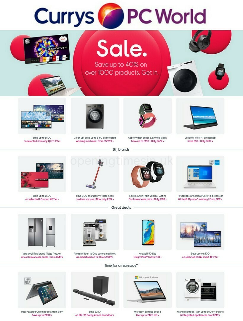 Currys Offers & Special Buys from 29 December