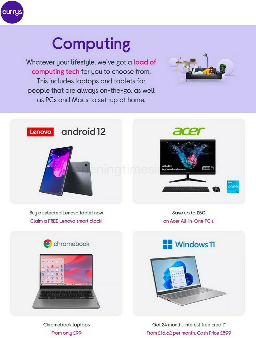 Currys Offers & Special Buys from 22 December