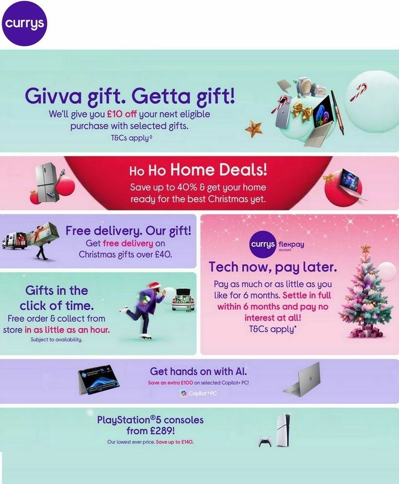 Currys Offers & Special Buys from 3 December