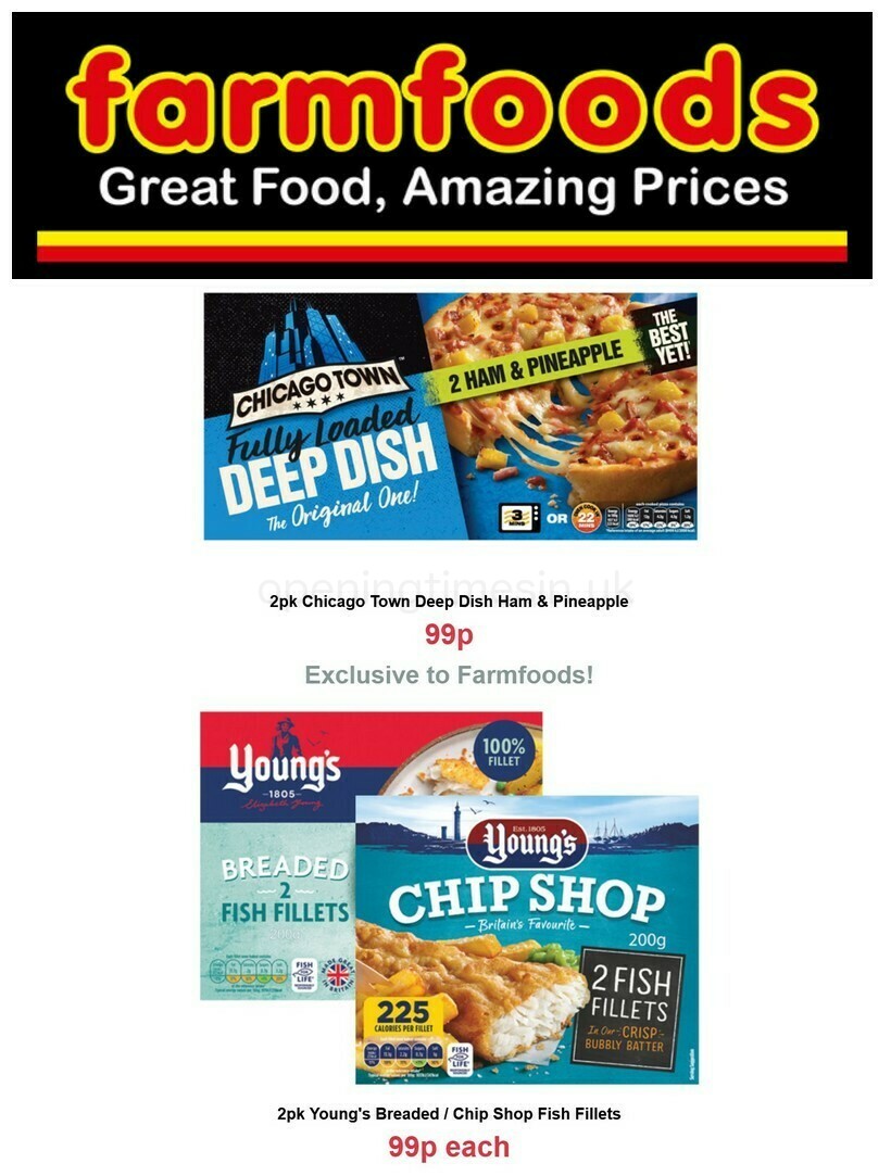 Farmfoods UK - Offers & Special Buys from 2 May