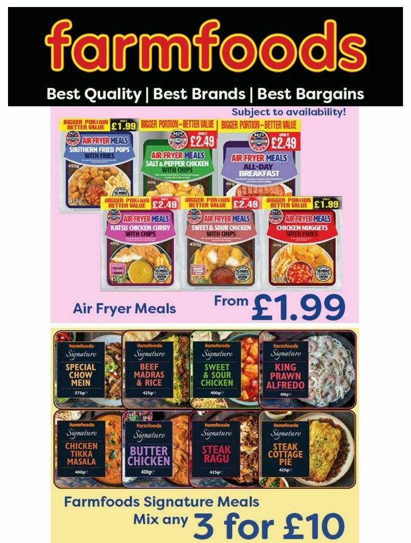 Farmfoods UK - Offers & Special Buys from 2 September