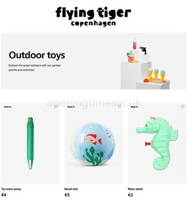Flying Tiger Copenhagen - Manchester - Opening Times & Store Offers