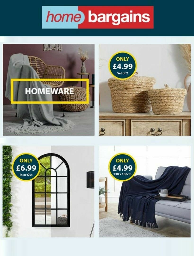 Home Bargains Offers, Special Buys and New Products from 13 February