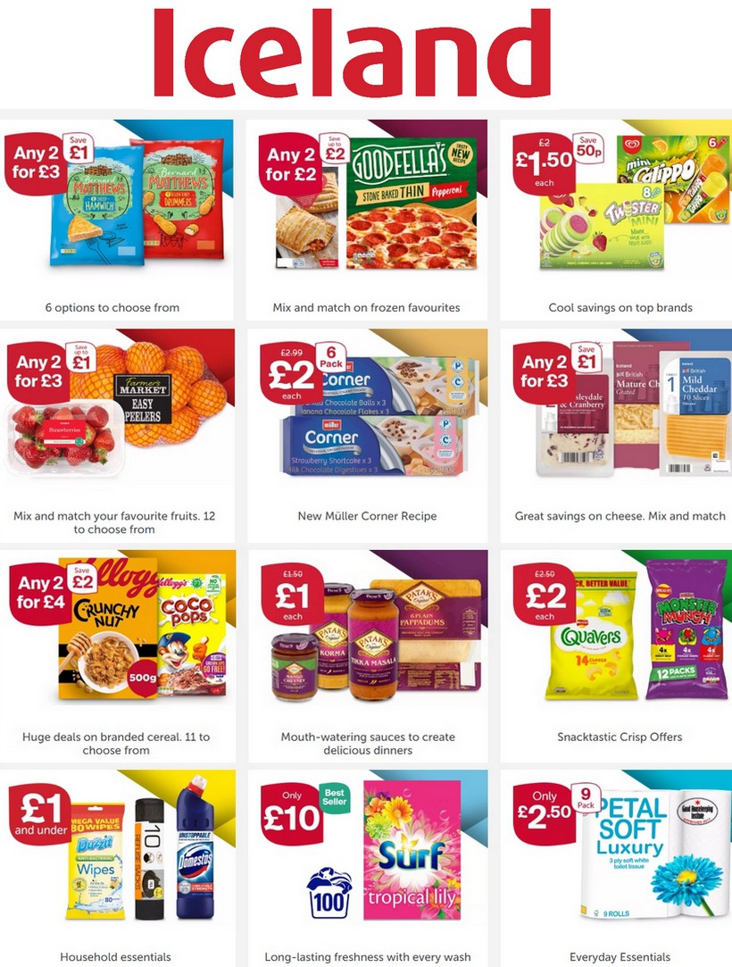 Iceland Offers & Special Buys from 16 August