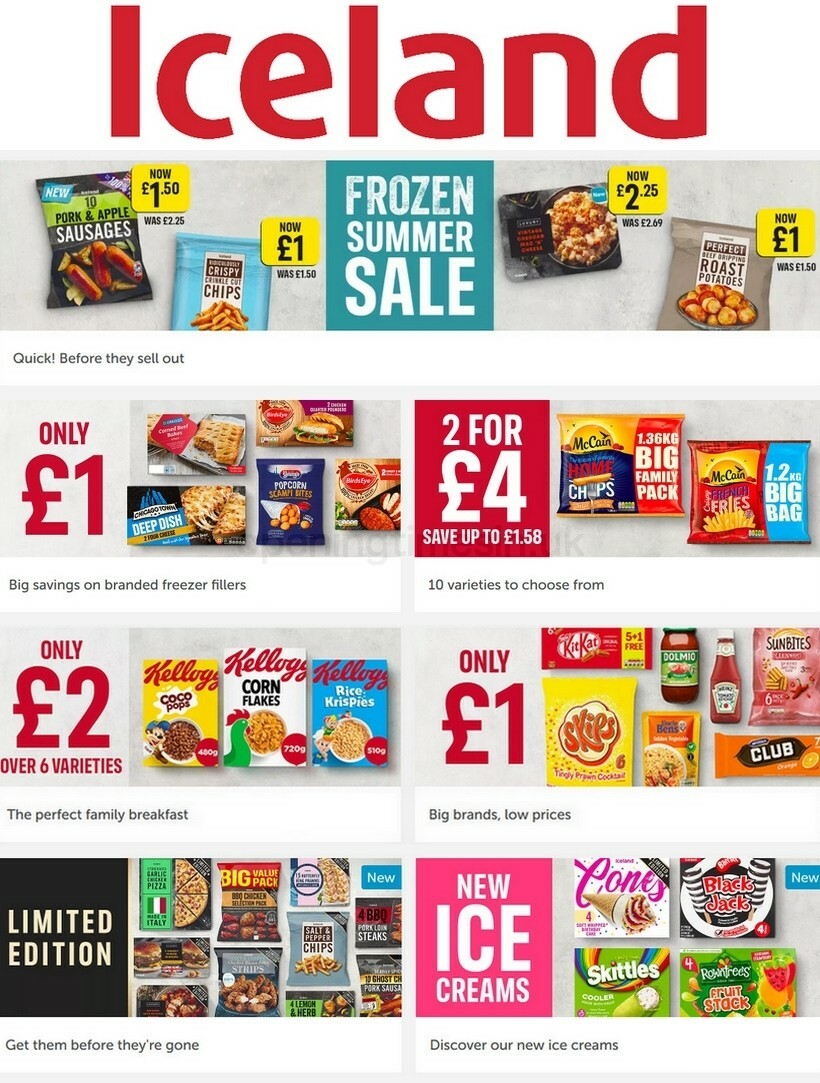 Iceland Offers & Special Buys from 14 August