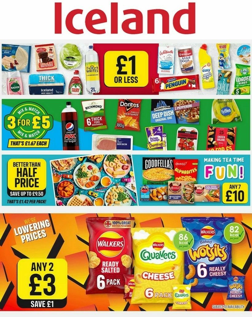 Iceland Offers & Special Buys from 25 August