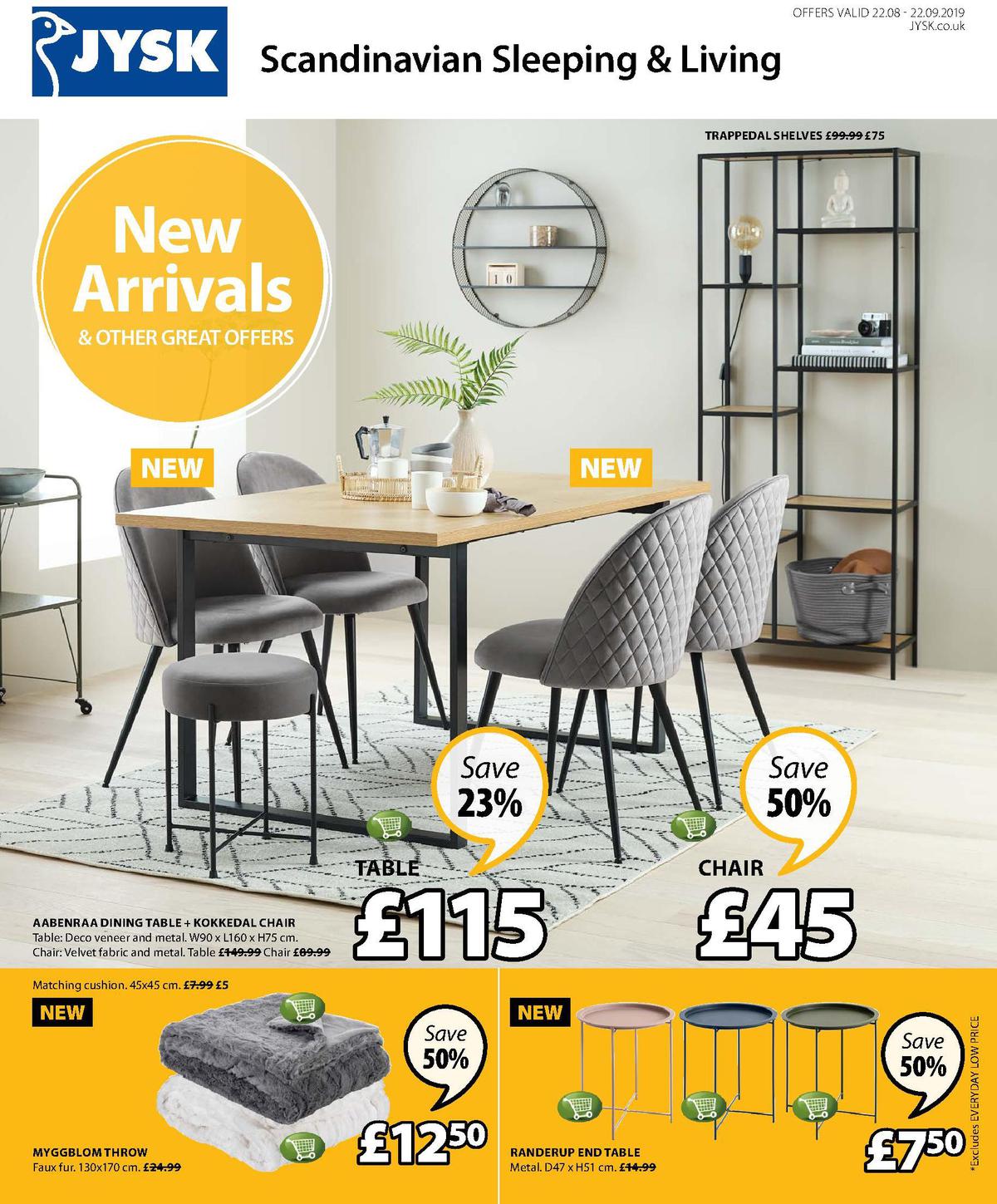 JYSK Offers & Great savings from 22 August