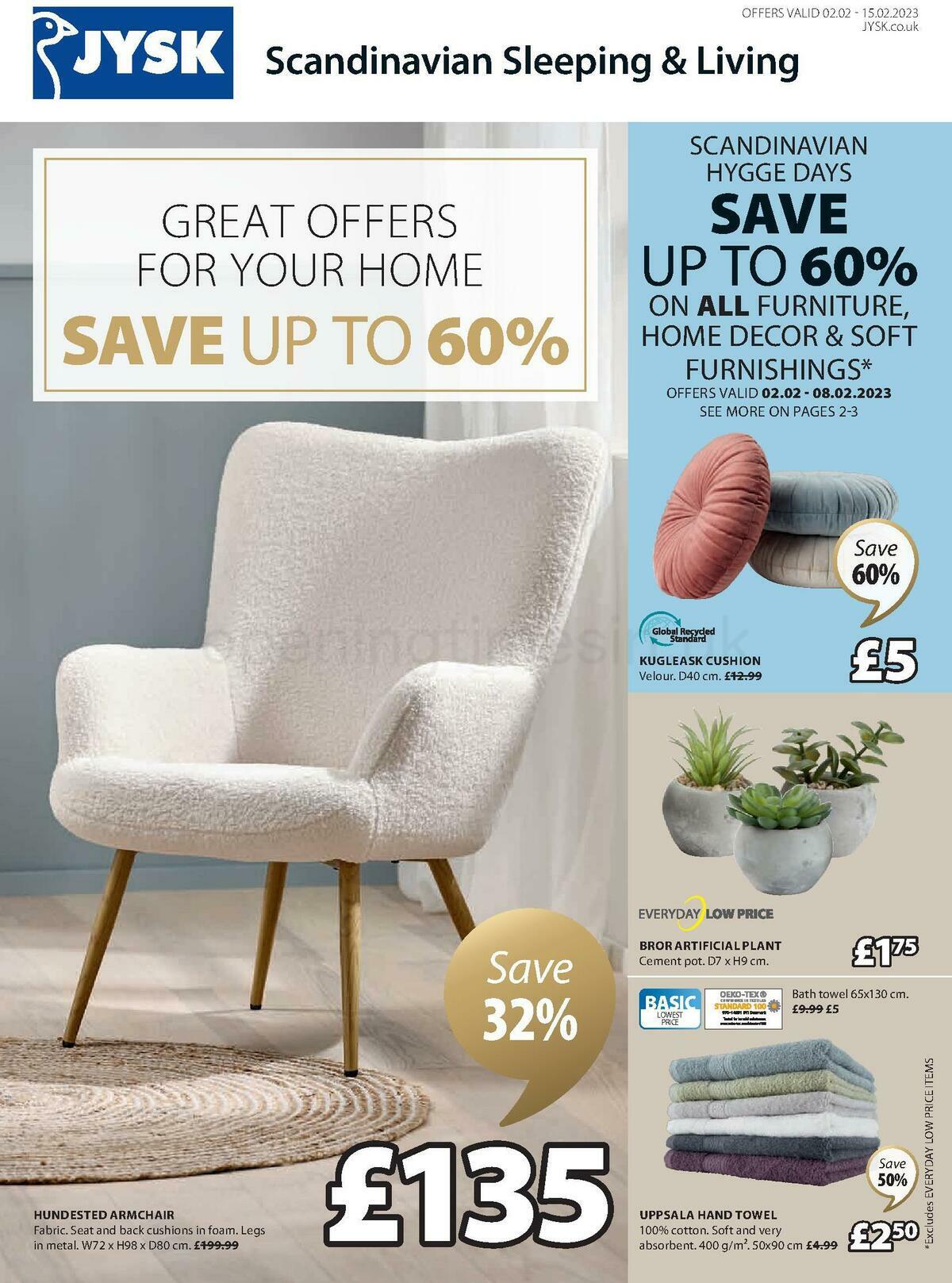 JYSK Offers & Great savings from 2 February