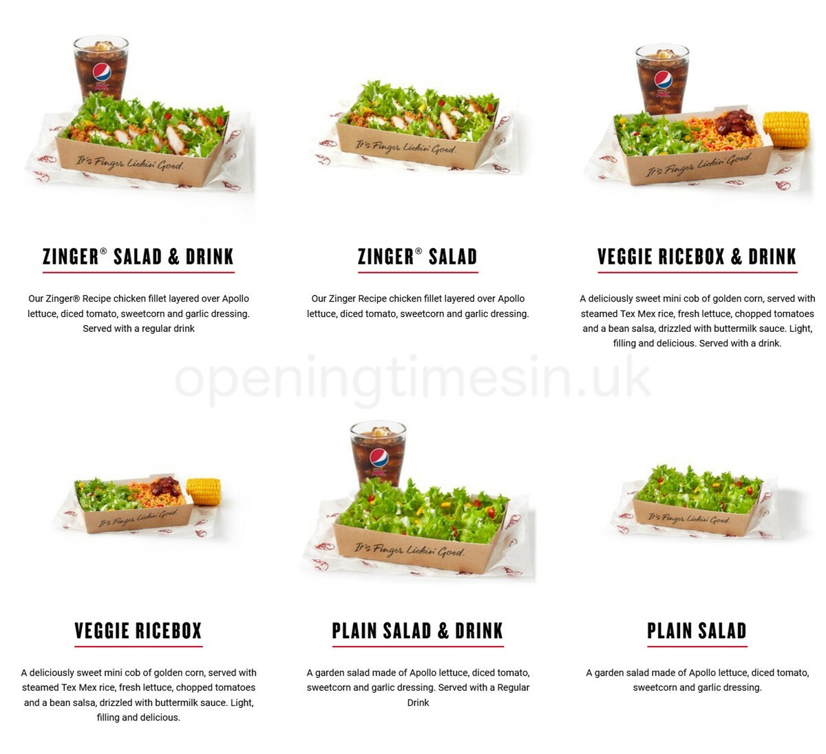 KFC Offers & Menu from 20 March - Page 14