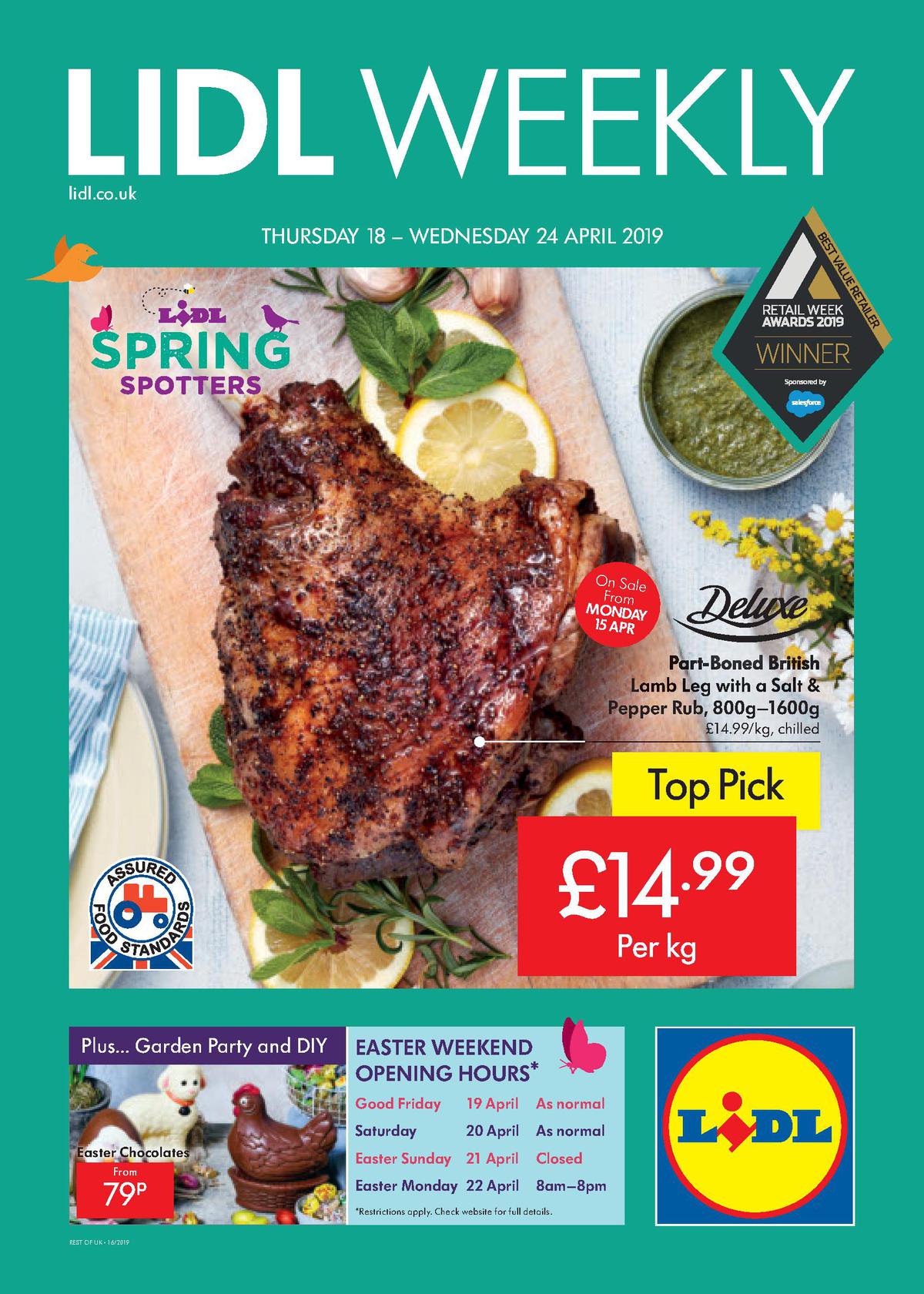 LIDL UK - Offers & Special Buys from 18 April