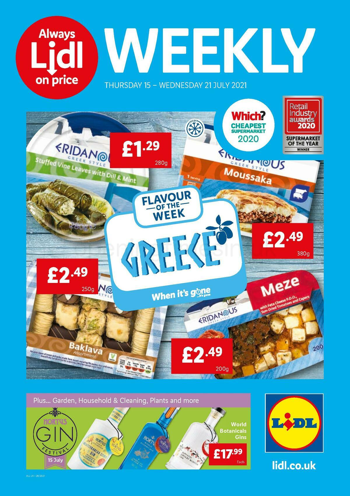 LIDL UK - Offers & Special Buys from 15 July