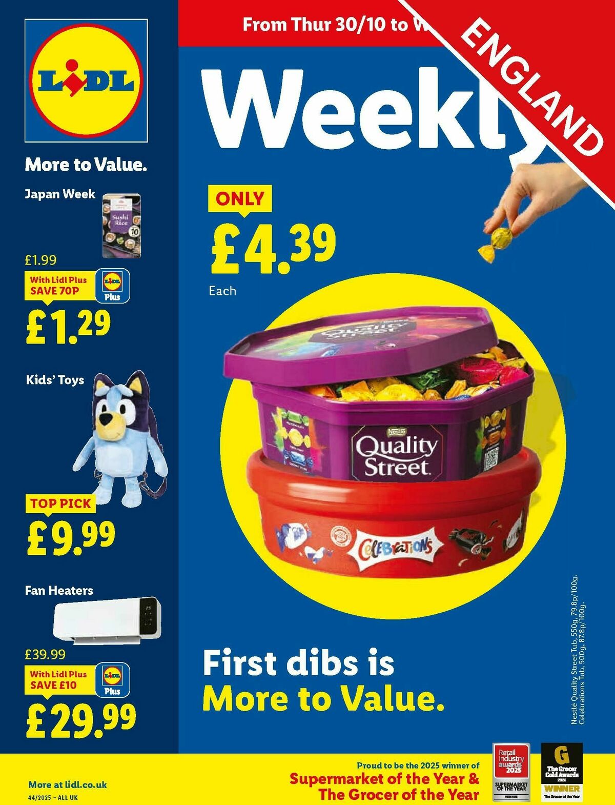 LIDL UK - Offers & Special Buys from 30 October