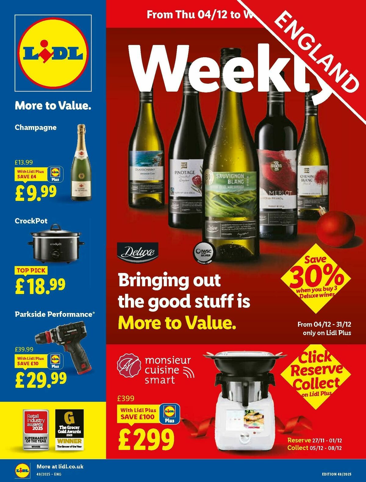 LIDL UK - Offers & Special Buys from 4 December