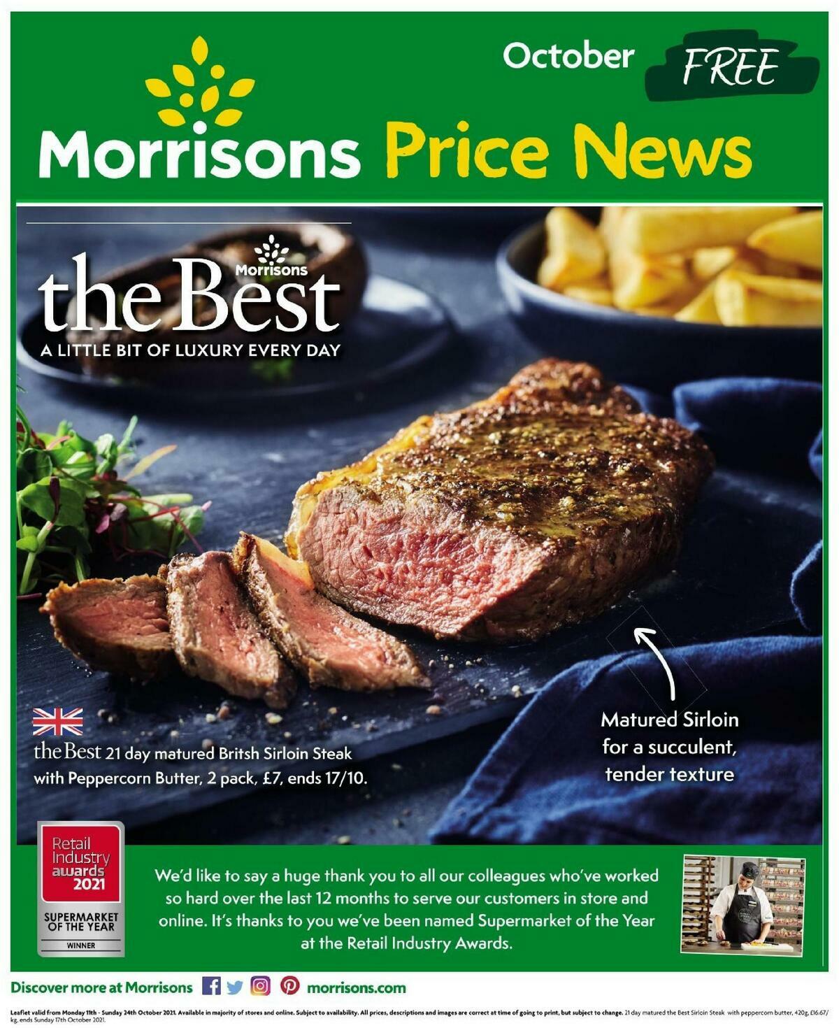 Morrisons Offers & Special Buys from 11 October