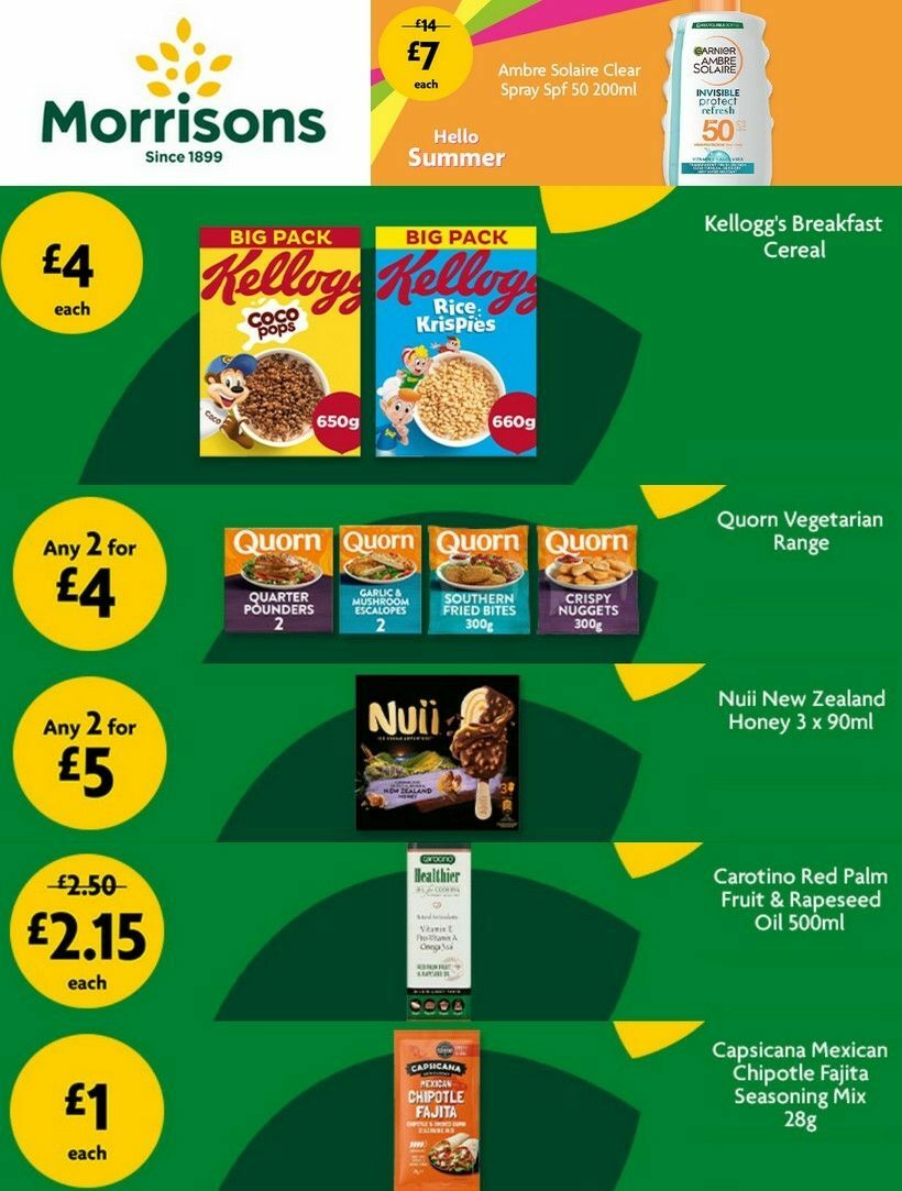 Morrisons Offers & Special Buys from 13 August
