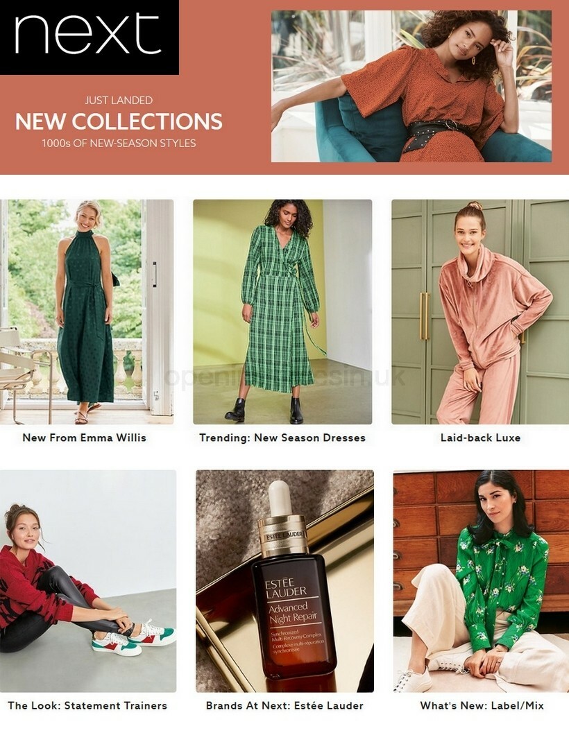 Next New offers & Special Buys from 18 August